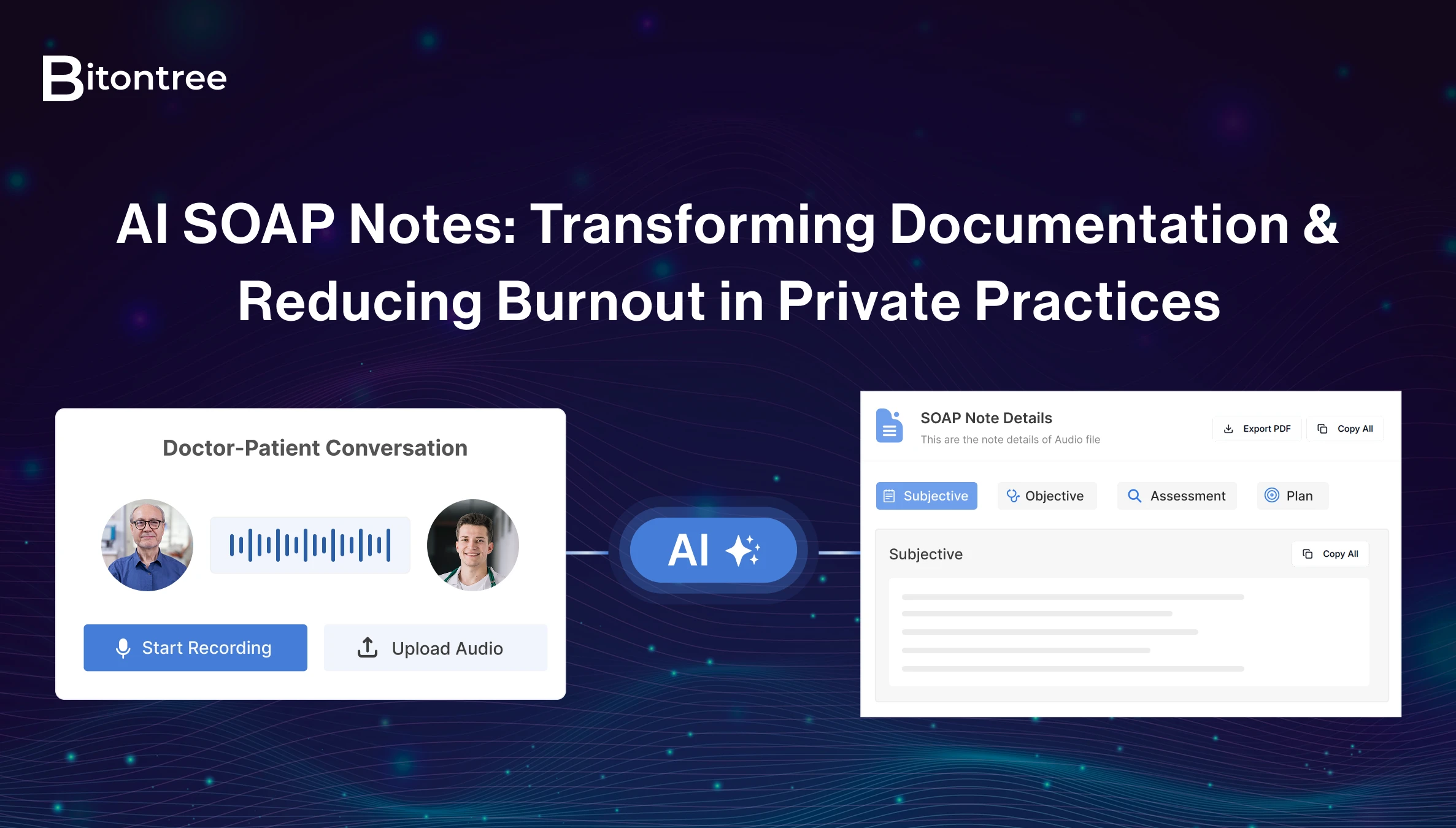 AI SOAP Notes for Private Practice Documentation | Bitontree